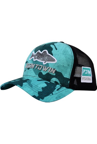 Fujin Turquoise Camo Fish Balıkçı Şapkası Fujin Turquoise Camo Fish Balıkçı Şapkası