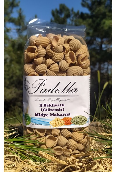 Padella Makarna Glütensiz Midye Makarna (3 Bakliyatlı) 300 gr
