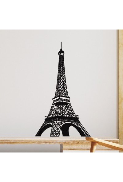 Dizayn All Eyfel Kulesi Dekoratif Şeffaf Duvar Sticker Dizayn All Eyfel Kulesi Dekoratif Şeffaf Duvar Sticker