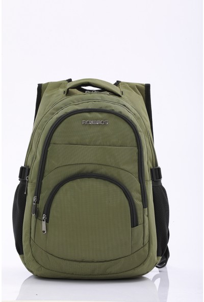 Büyük Boy Okul Çantası Sırt Çantası 5 Cepli ve Laptop Bölmeli