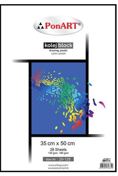 Ponart Kolej Block Resim Defteri 35X50 28 Yp.(20 128) Ponart Kolej Block Resim Defteri 35X50 28 Yp.(20 128)