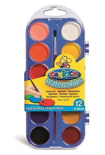 Carioca Sulu Boya 30 Mm.12 Renk (42400)