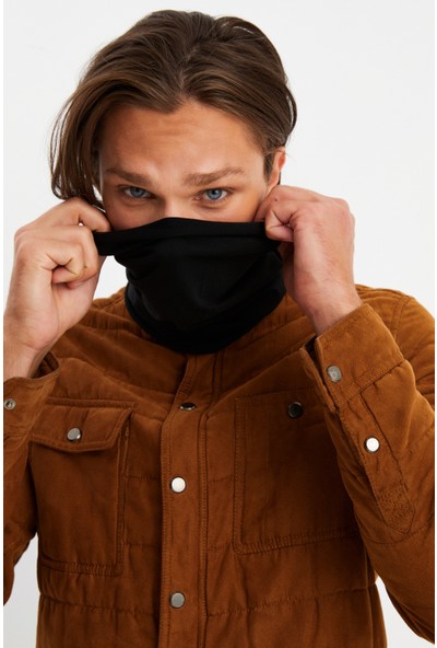 Butikgiz Siyah Erkek 4 Fonksiyonlu Koruyucu Pamuklu, Esnek, Terletmez, Bandana, Boyunluk, Buff, Maske Butikgiz Siyah Erkek 4 Fonksiyonlu Koruyucu Pamuklu, Esnek, Terletmez, Bandana, Boyunluk, Buff, Maske