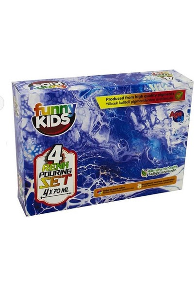 Funny Kids Pouring Boya 70 Cc.x 4 Renk (FNNY-PRG-060-05701)