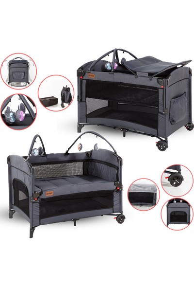 Mamie Heyner Always Anne Yanı Park Yatak Oyun Parkı 70X110 cm