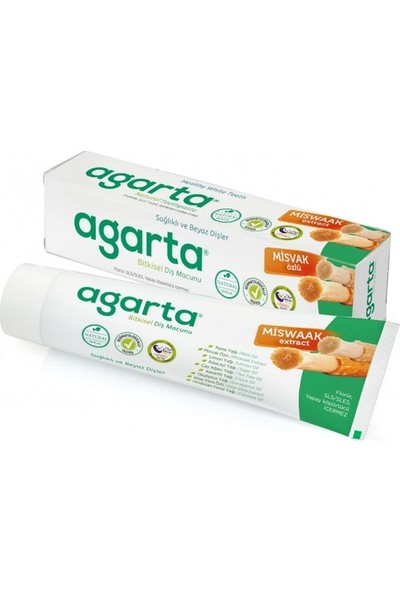 Agarta Doğal Misvak Özlü Diş Macunu 100 ml Agarta Doğal Misvak Özlü Diş Macunu 100 ml