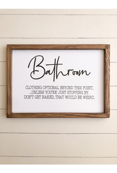 Alian Concept Banyo Bathroom Clothing Optinal Ahşap Çerçeveli Tablo Alian Concept Banyo Bathroom Clothing Optinal Ahşap Çerçeveli Tablo