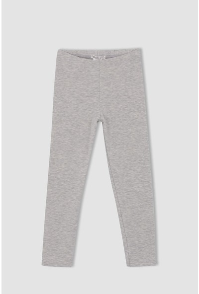DeFacto Kız Çocuk Basic İçi Yumuşak Tüylü Uzun Tayt U6487A622AU