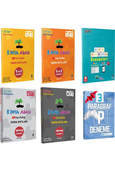 Tonguç Yayınları TYT ve AYT Kimya Adası Ders Notları 1. ve 2. Kitap + Deneme Tonguç Yayınları TYT ve AYT Kimya Adası Ders Notları 1. ve 2. Kitap + Deneme