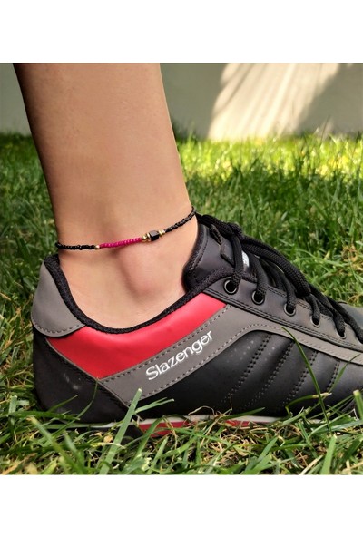 Tükkan Accessories Siyah Pembe Boncuk Hematit Deyat Halhal Tükkan Accessories Siyah Pembe Boncuk Hematit Deyat Halhal