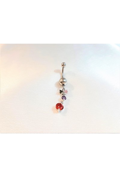 Tükkan Accessories 316L Cerrahi Çelik Zirkon Taş Göbek Piercing Tükkan Accessories 316L Cerrahi Çelik Zirkon Taş Göbek Piercing