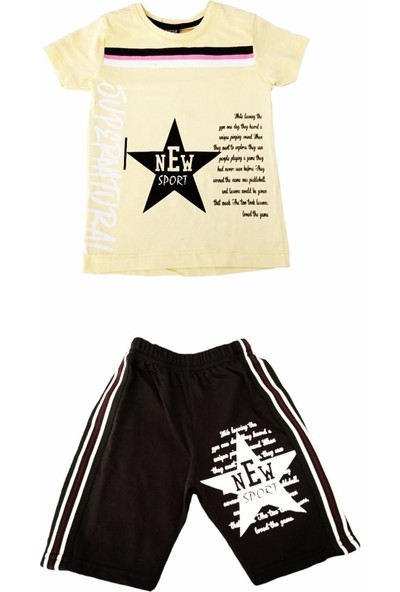 Şortlu Kısa Kollu Erkek Çocuk Takım