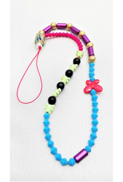 Tükkan Accessories Kelebek Figür Telefon Askısı ve Charm Tükkan Accessories Kelebek Figür Telefon Askısı ve Charm