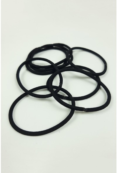 Limelia Ince Siyah Lastik Toka 8 Lı Limelia Ince Siyah Lastik Toka 8 Lı