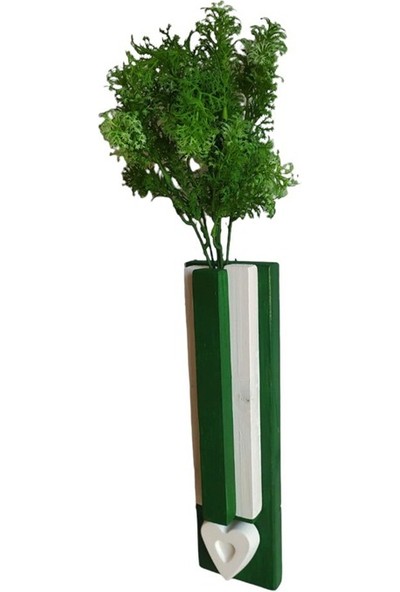 Ahşap Çam Ağacı Yeşil Beyaz Duvar Çiçekliği Çiçeksiz Ahşap Çam Ağacı Yeşil Beyaz Duvar Çiçekliği Çiçeksiz