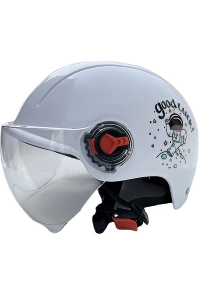 Dlloer Yarım Motosiklet Kaskı - Beyaz (Yurt Dışından) Dlloer Yarım Motosiklet Kaskı - Beyaz (Yurt Dışından)