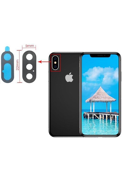 Ceyker GSM Apple Iphone x Arka Kamera Camı Kamera Lensi Ceyker GSM Apple Iphone x Arka Kamera Camı Kamera Lensi