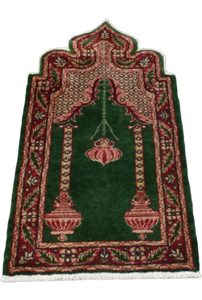 El Dokuma Mihraplı Mevlana Burdur Seccade Namazlık Yün Halı El Dokuma Mihraplı Mevlana Burdur Seccade Namazlık Yün Halı