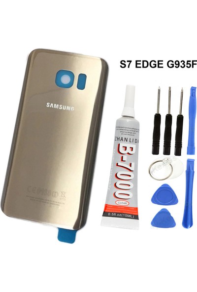 Ceyker GSM Samsung Galaxy S7 Edge G935F Arka Cam Kapak Batarya Pil Kapağı + Yapıştırıcı B7000 15ML + Tamir Seti Ceyker GSM Samsung Galaxy S7 Edge G935F Arka Cam Kapak Batarya Pil Kapağı + Yapıştırıcı B7000 15ML + Tamir Seti