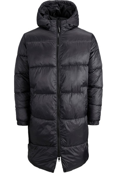 Jack&jones Kapüşonlu Şişme Siyah Erkek Mont 12212225 Jack&jones Kapüşonlu Şişme Siyah Erkek Mont 12212225
