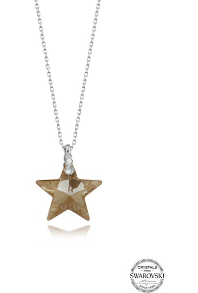 Swarovski Crystal Kadın Star Light Colorado Gümüş Kolye VSW-9067