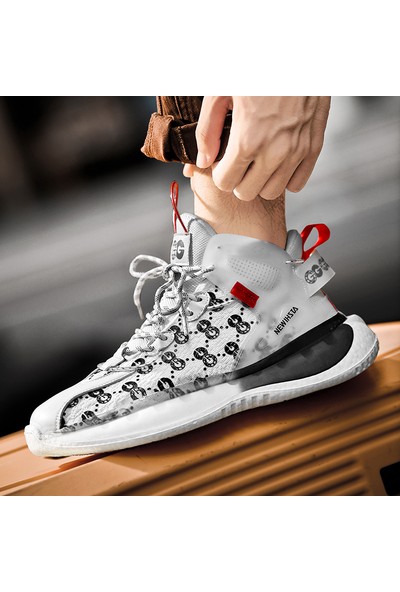 Stonghengqi BG16HA125873 Erkek Yürüyüş Koşu Spor Ayakkabısı (Yurt Dışından)