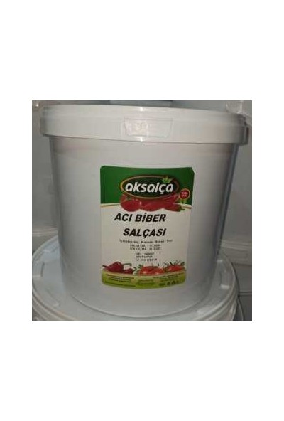 Aksalça Acı Biber Salçası 10 kg