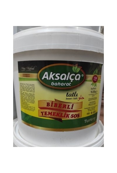 Aksalça Tatlı Biber Salçası 20 kg