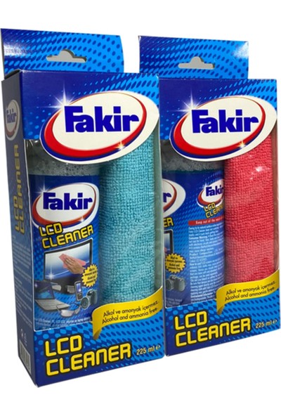Fakir LCD Cleaner Ekran Temizleyici 225 ml x 2AD. Fakir LCD Cleaner Ekran Temizleyici 225 ml x 2AD.