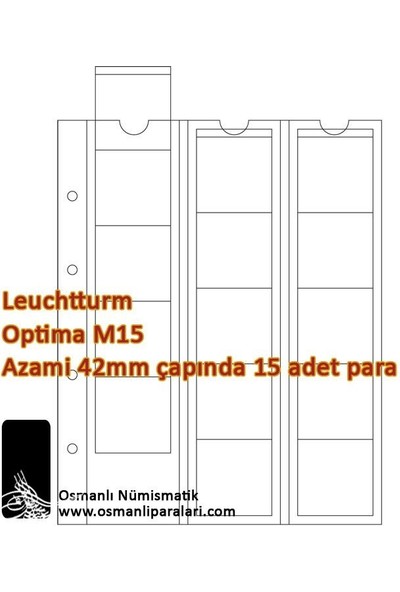 Leuchtturm Optima M15/42 Madeni Para Sayfası Leuchtturm Optima M15/42 Madeni Para Sayfası