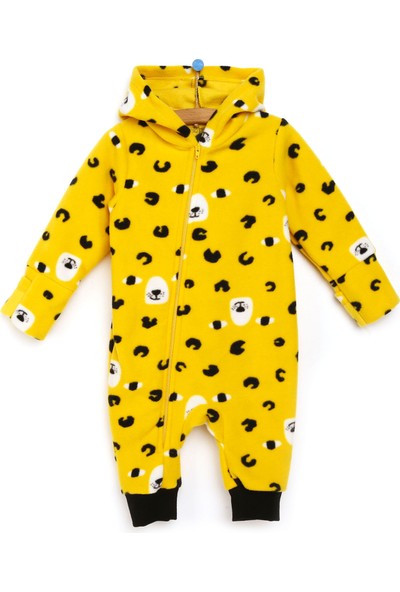 Hellobaby Basic Erkek Bebek Polar Patiksiz Tulum