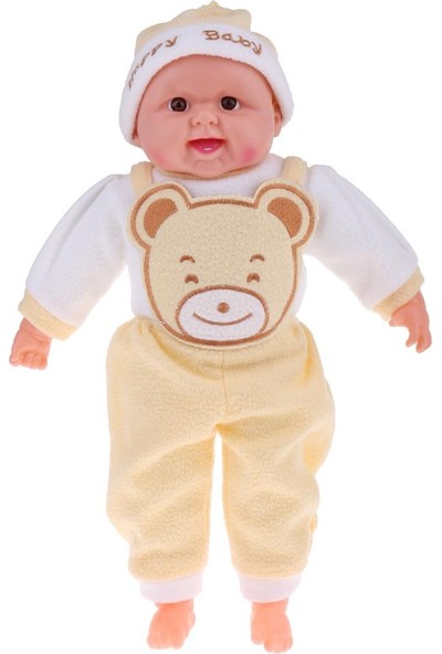 Yaşam Benzeri Yenidoğan Gerçekçi Bebek Bebek Yeniden Doğmuş Bebek 20 Inç 52CM - Sarı