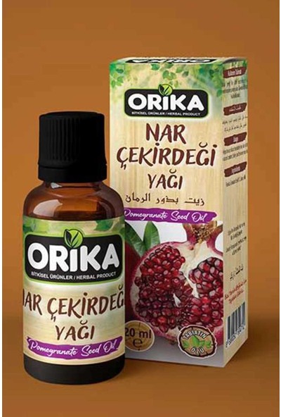 Orika Nar Çekirdeği Yağı 20 ml Orika Nar Çekirdeği Yağı 20 ml