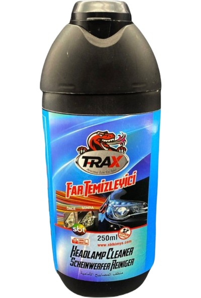 Trax T-Rax Far Temizleyici Araç Oto Farlarını Açar Temizler Korur 250 ml Trax T-Rax Far Temizleyici Araç Oto Farlarını Açar Temizler Korur 250 ml