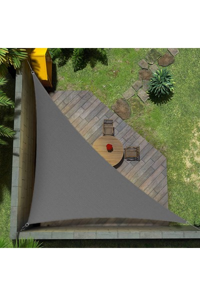 Yıldız Sizenelazım Üçgen Gölgelik Antrasit Gri 3x3x4.25 Mt