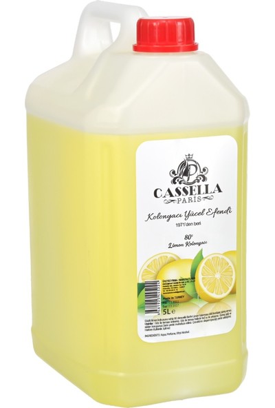 Cassella Paris Cassellaparis 5 Lt Kolonya