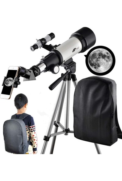Solomark Teleskop 70MM Diyafram 400MM Çocuklar Için Solomark Teleskop 70MM Diyafram 400MM Çocuklar Için