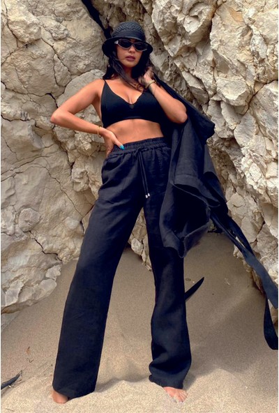 Lieta Boutique Keten Vizon - Haki - Siyah - Ekru Renk Yüksek Bel Pantolon / Doğa Dostu Sürdürülebilir Karışımsız Ham Keten Kumaş Lieta Boutique Keten Vizon - Haki - Siyah - Ekru Renk Yüksek Bel Pantolon / Doğa Dostu Sürdürülebilir Karışımsız Ham Keten Kumaş