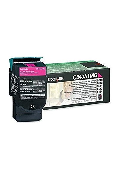 Lexmark X544 -C540A1MG Kırmızı Orjinal Toner Lexmark X544 -C540A1MG Kırmızı Orjinal Toner