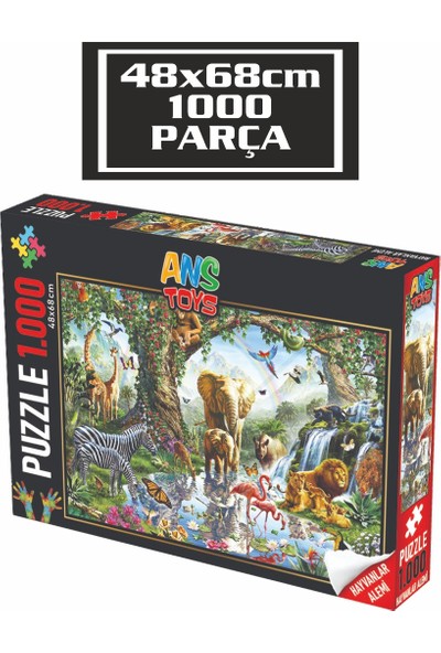 Ans Toys Hayvanlar Alemi 1000 Parça (48X68) Puzzle Ans Toys Hayvanlar Alemi 1000 Parça (48X68) Puzzle