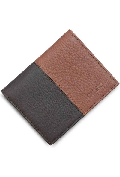 Guard Leather Guard Mat Taba - Kahverengi Deri Erkek Cüzdan