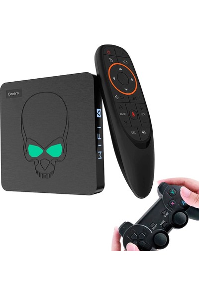 Kinhank Konsol x King 64GB Çift Joystick 49.000+ Oyun 50+ Oyun Konsolu + 4K32G Android Tv Kinhank Konsol x King 64GB Çift Joystick 49.000+ Oyun 50+ Oyun Konsolu + 4K32G Android Tv