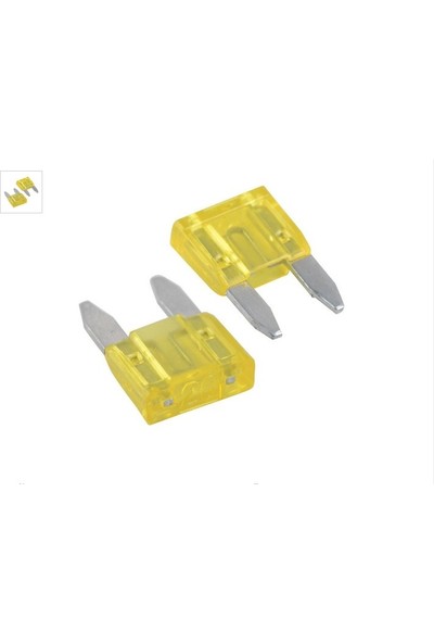 Atish 20 Amper Bıçak Sigorta Küçük Boy (5'li Paket) Atish 20 Amper Bıçak Sigorta Küçük Boy (5'li Paket)