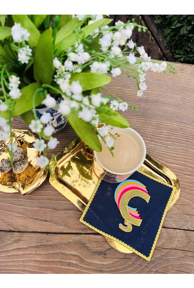 Ge Living Rainbow ´´ç´´ Harfi Kokteyl Peçete (1 Adet)