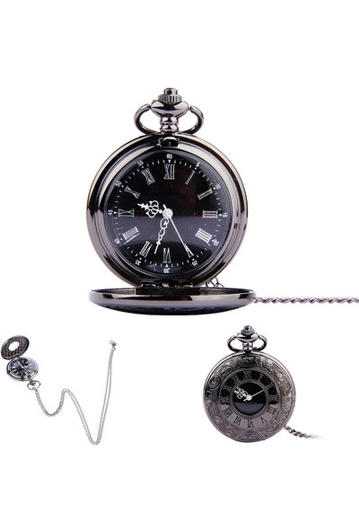 QiQi Store Vintage Romen Rakamları Kuvars Fob Cebi Zincirli Antika Takı (Yurt Dışından) QiQi Store Vintage Romen Rakamları Kuvars Fob Cebi Zincirli Antika Takı (Yurt Dışından)