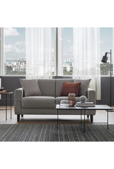 Enza Home Astera 2'li Koltuk - Açık Gri Enza Home Astera 2'li Koltuk - Açık Gri