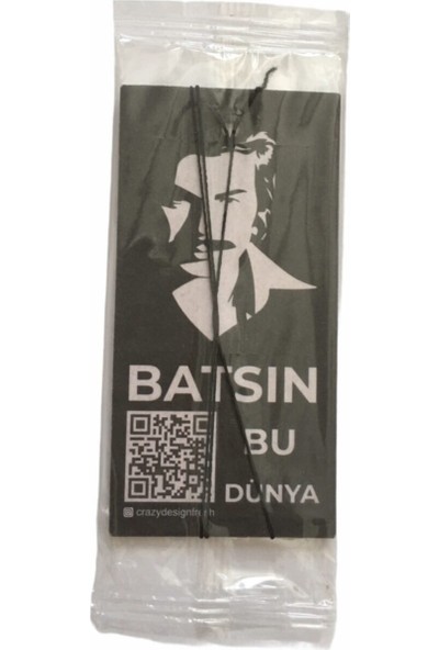 BK22 Orhan Gencebay Batsın Bu Dünya Tasarımlı Dekoratif Araç Oto Kokusu