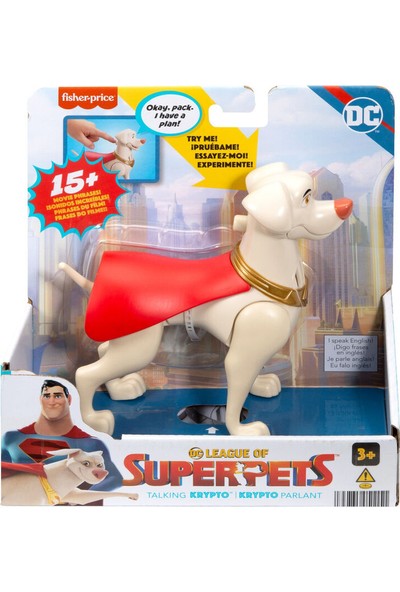 Mattel Imaginext Dc League Of Super Pets Sesli Figürler HJF28 - Krypto Mattel Imaginext Dc League Of Super Pets Sesli Figürler HJF28 - Krypto