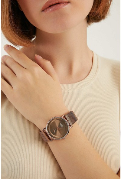 Aqua di Polo Kadın Kahverengi Hasır Kordonlu Analog Kol Saati APL13C412H03 Aqua di Polo Kadın Kahverengi Hasır Kordonlu Analog Kol Saati APL13C412H03
