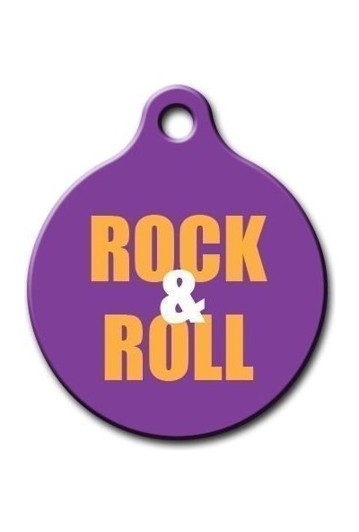 Mimi Rock & Roll Yuvarlak Kedi Köpek Künyesi